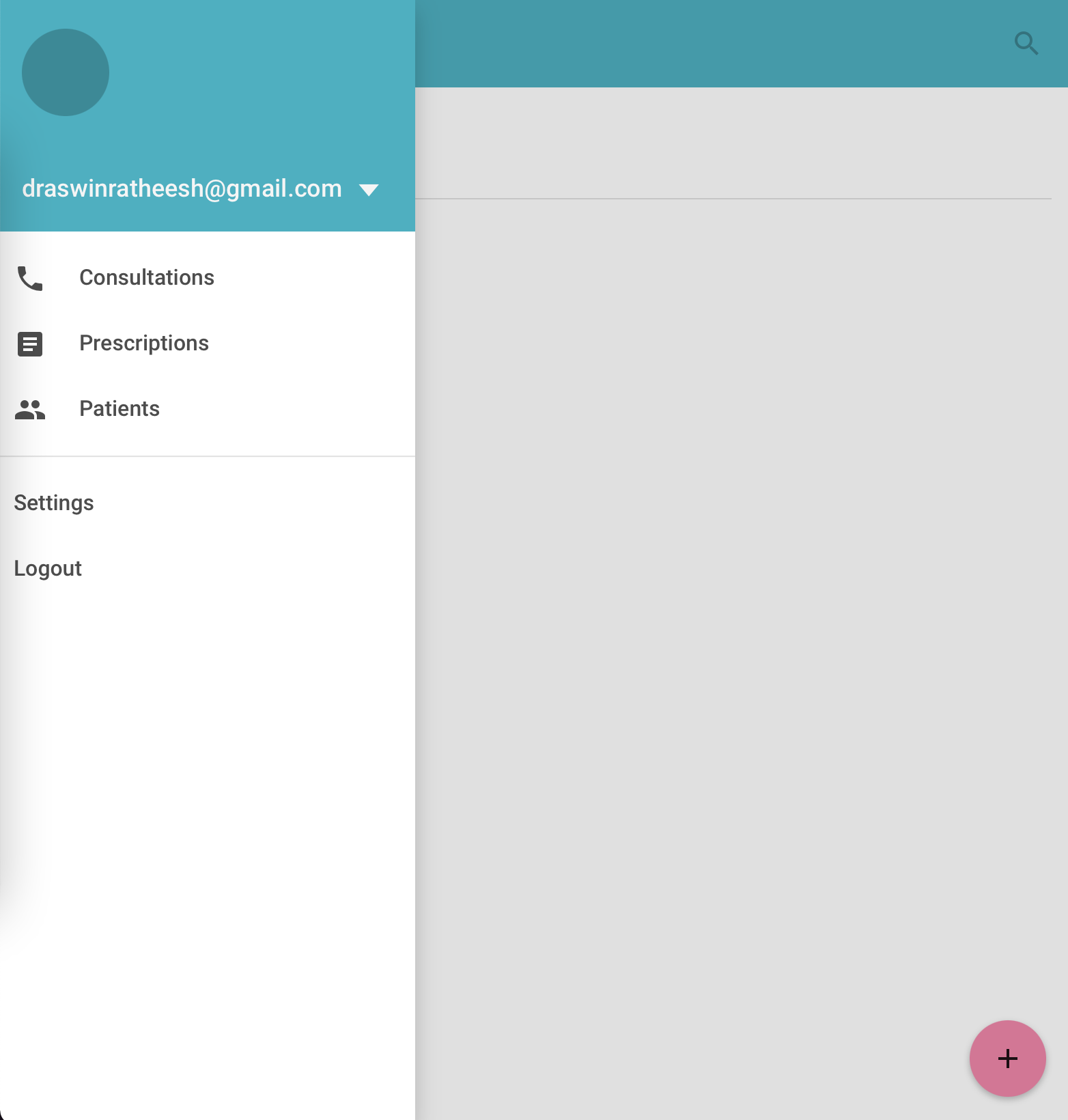 Material Design: Simple Menu