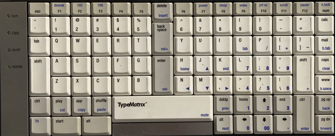 Честный обзор клавиатуры TypeMatrix 2030